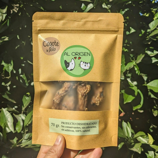 🐔 Cogote de pollo deshidratado (70g) – AL ORIGEN PETFOODS